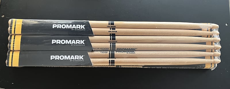 6 Pack - ProMark TX5AW Classic 5A Wood Tip Drum Sticks | Reverb