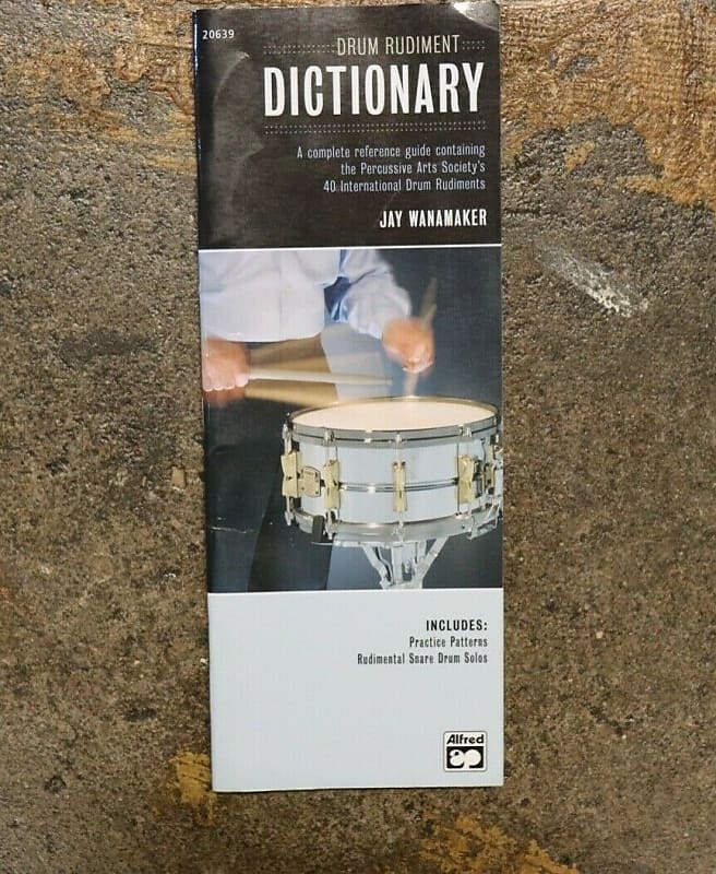 "Drum Rudiment Dictionary" Instructional Book by Jay | Reverb UK