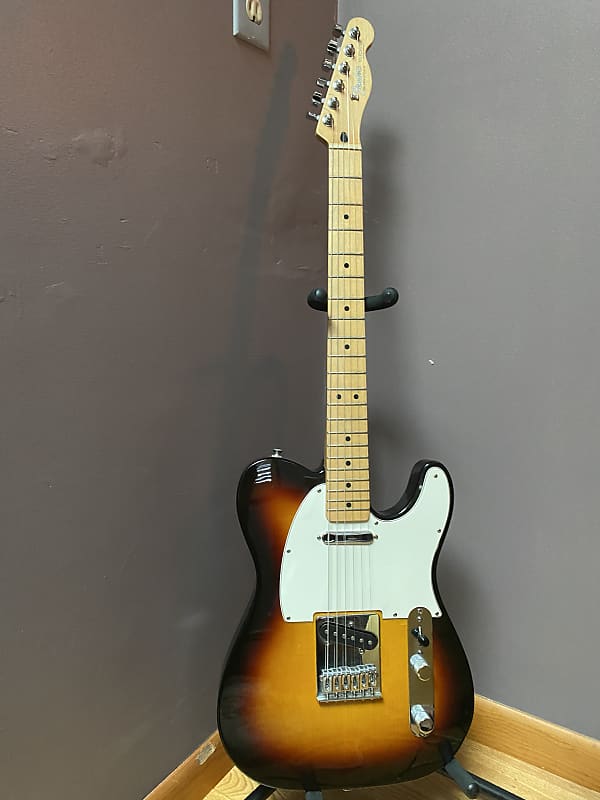 Fender Telecaster Standard 3 Tone Sunburst w/gig bag Standard | Reverb