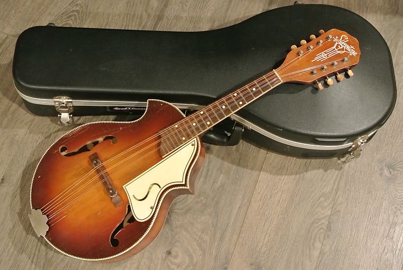 Vintage Silvertone / Kay Venetian Mandolin with Case and | Reverb