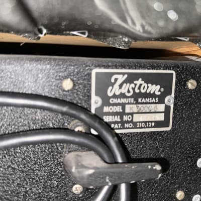 Kustom 100 amplifier combo. - Silver sparkle | Reverb