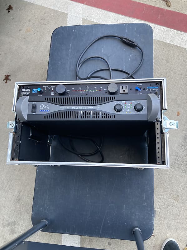 QSC PLX 1602 passive speaker, power, amplifier, pro audio | Reverb