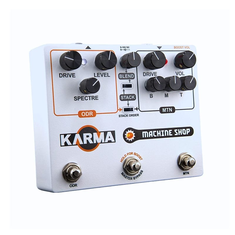 Karma Guitar Amps Machine Shop Dual Overdrive Pedal (MTN-10 & | Reverb