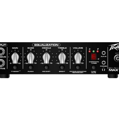 Peavey T-Max Rack Mount Bass Head 550 Solid State/Tube Hybrid | Reverb