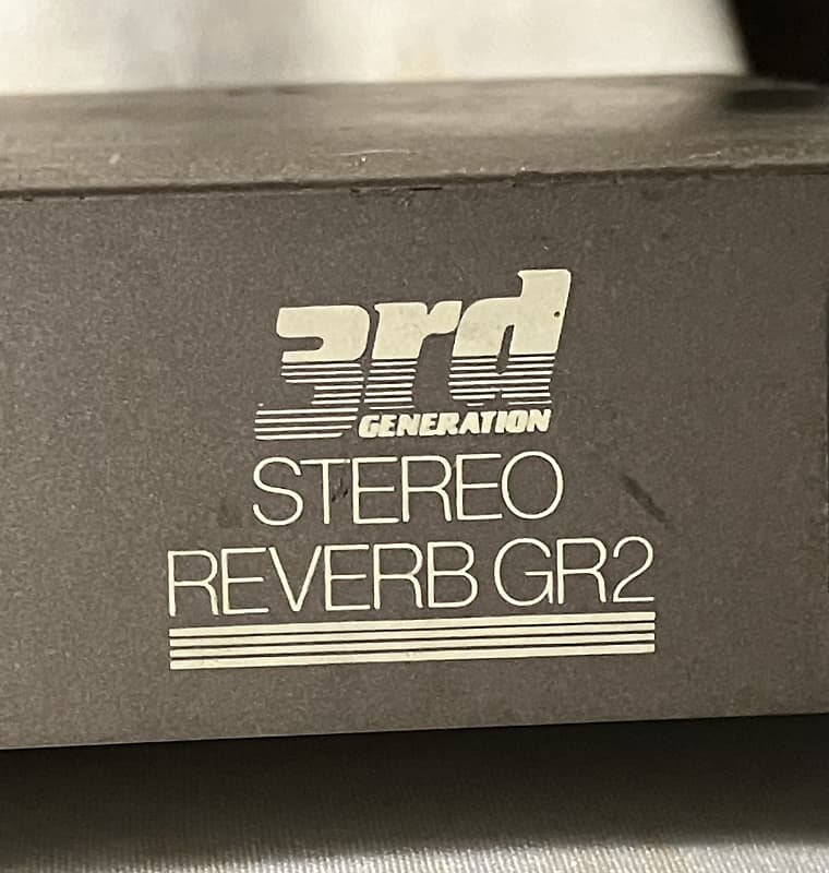 3rd Generation GR2 Reverb Unit Rackmount 1980s | Reverb