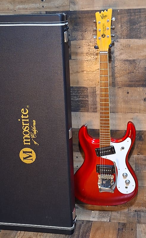 1974 Mosrite The Ventures W/OHC -Candy Apple Red- | Reverb