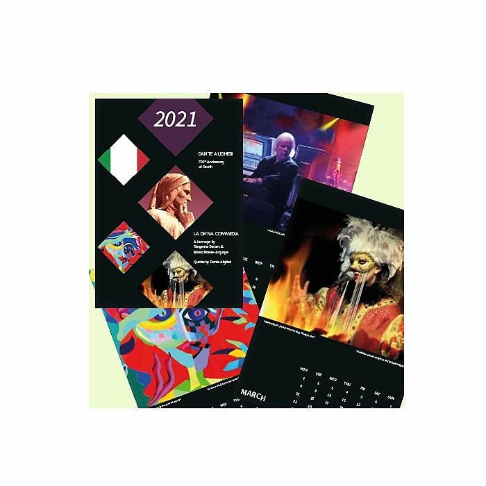 Wall Calendar 2021: Dante Alighieri A Homage, by Tangerine | Reverb