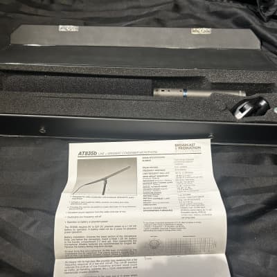 Audio-Technica AT835b SUPER narrow shotgun microphone | Reverb