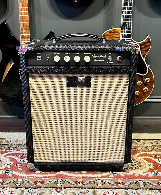 2022 Two Rock Burnside 1x12 Combo Lacquered Black Tweed | Reverb