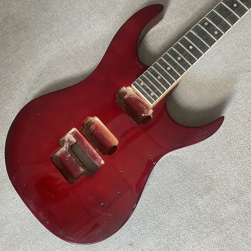 Harley Benton Maple Wood Guitar Neck with HH Red Basswood | Reverb