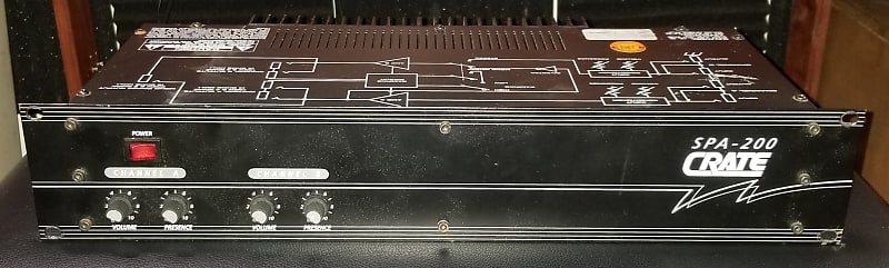 Crate SPA-200 Stereo Power Amp | Reverb Australia