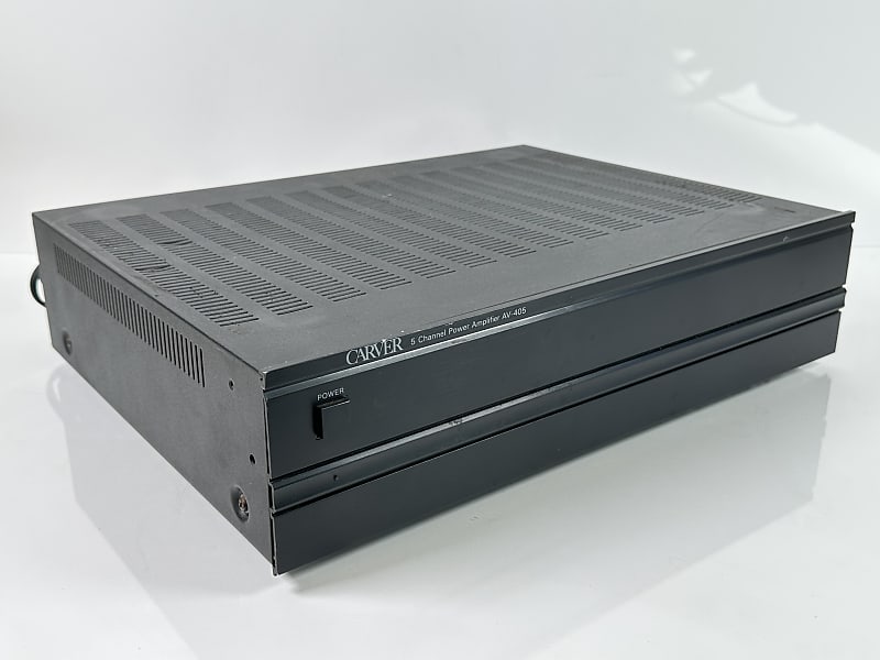 CARVER AV-405 5 Channel Power Amp Amplifier Audio Surround | Reverb