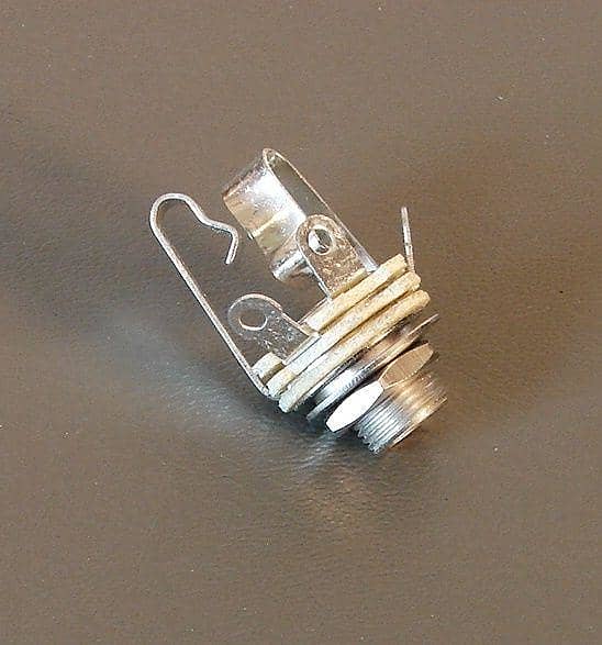 NYS230 1/4" Stereo/TRS Panel Mount Jack W/ Washer and Nut | Reverb