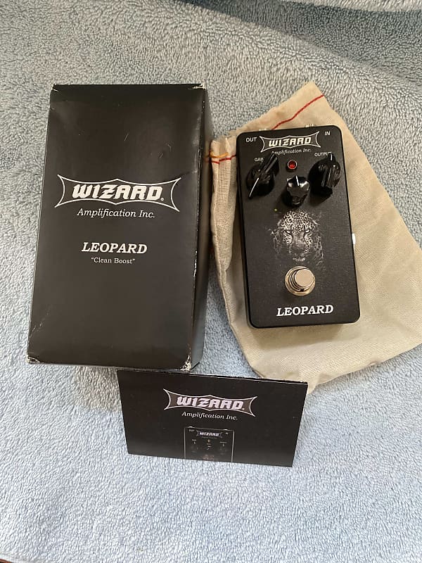 Wizard Amplification Leopard Clean Boost 2024 - Black | Reverb