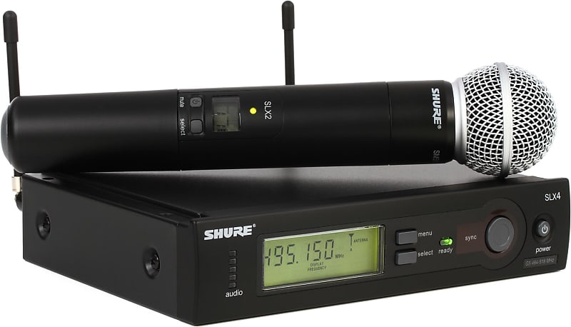 Shure SLX24/SM58 Handheld Wireless Microphone System - G5 | Reverb