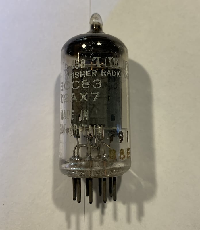 Fisher branded Mullard 1958 ECC83 12AX7 | Reverb