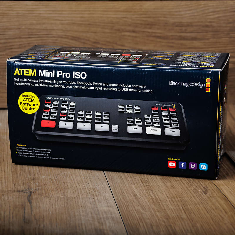 Blackmagic Design Atem Mini Pro Iso 2021 | Reverb