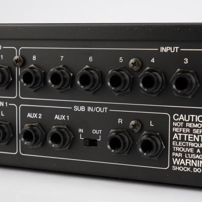 Yamaha MV802 8-Channel Rackmount Line Mixer #54284 | Reverb