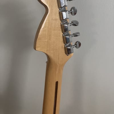 RARE White Univox Ripper Strat w Maxon pickups and original | Reverb