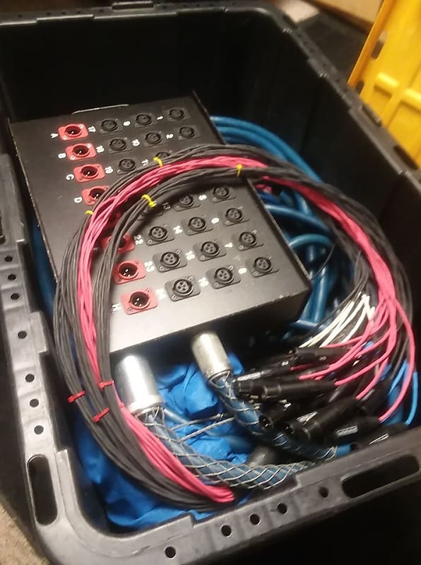 Whirlwind 24x8 100 ft Snake w/ 24ch hardwired Splitter. 8 XLR | Reverb