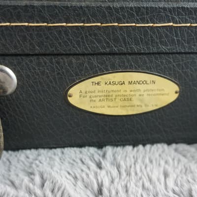 Kasuga Custom M-100 Mandolin Case Signed by Herschel Sizemore | Reverb