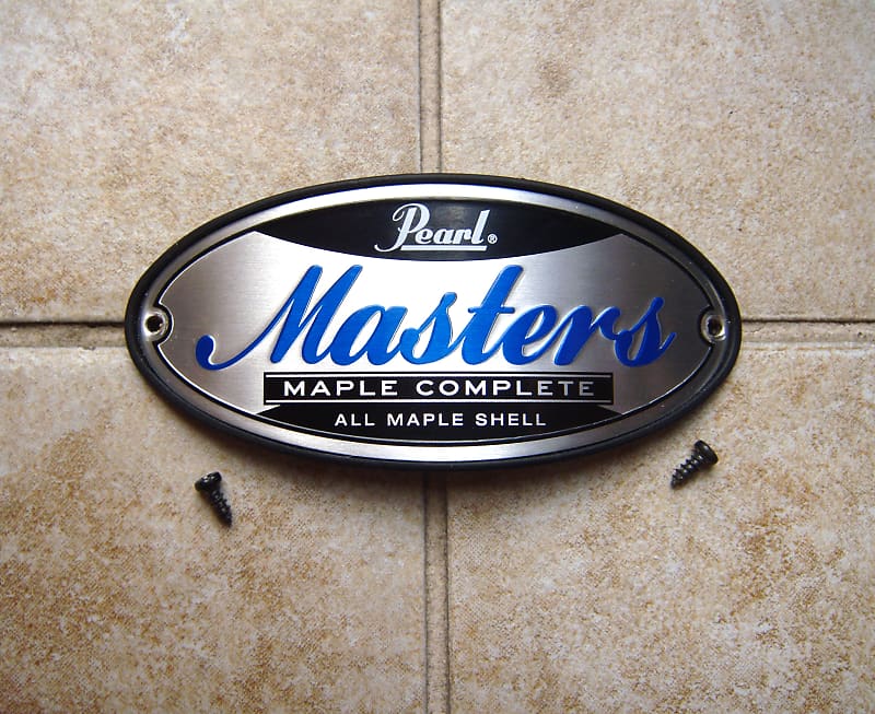 Pearl Masters Maple Complete (MCT) badge for wood shell drum | Reverb