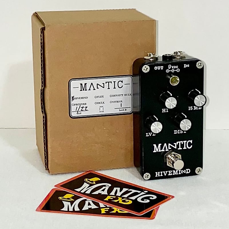 Mantic Effects Hivemind Octave Fuzz Distortion Pedal Black | Reverb