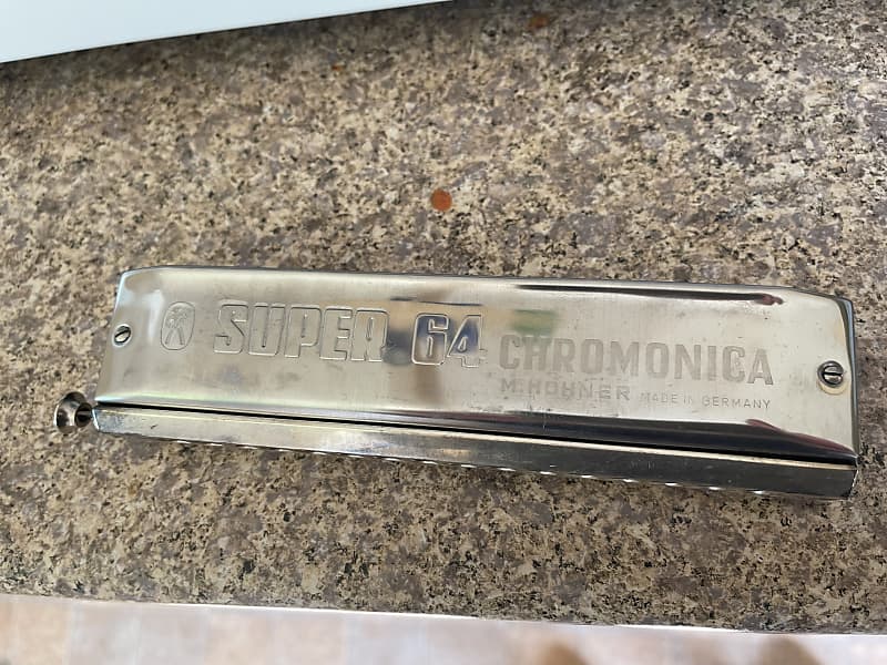 Hohner 7582 Super 64 Chromatic Harmonica | Reverb