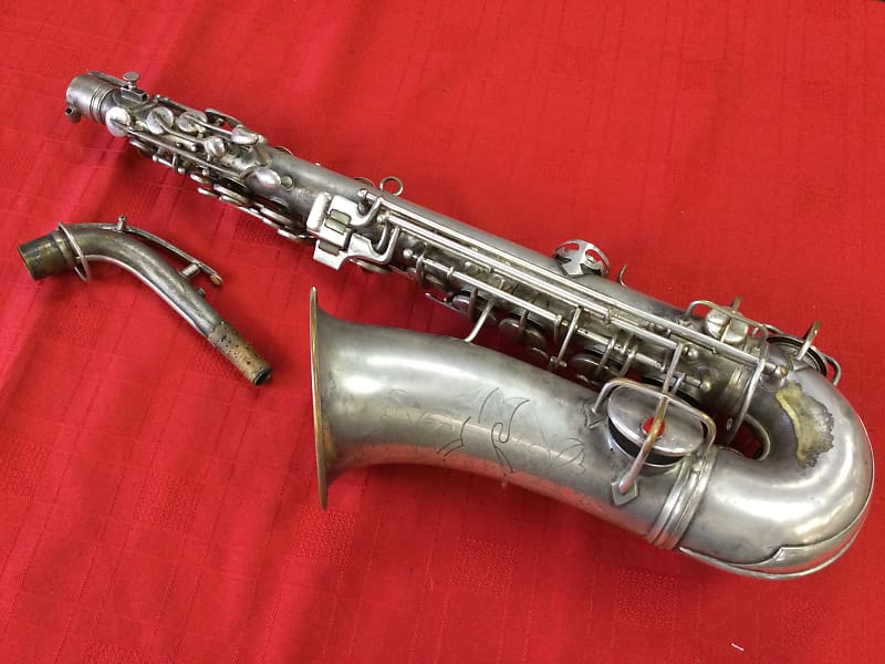 Conn Alto saxophone 1922 Silver | Reverb