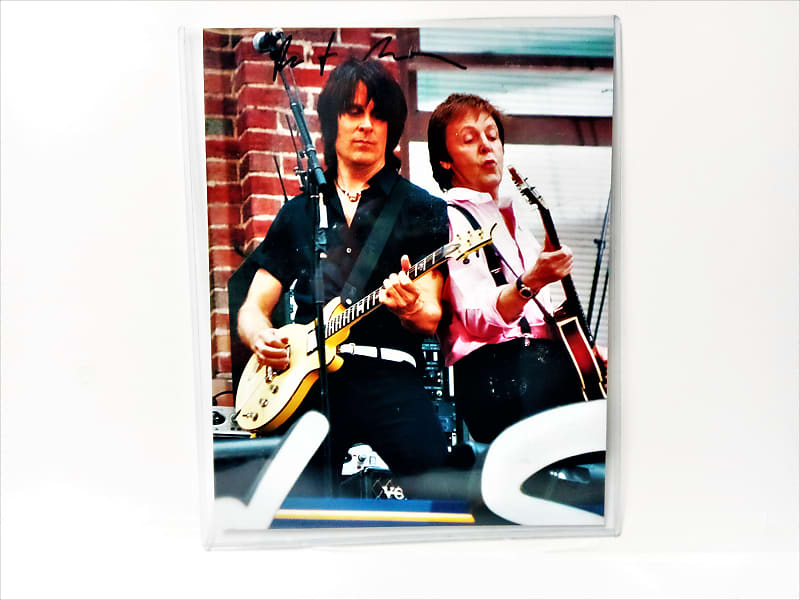 Signed Rusty Anderson Paul McCartney Band 8 X 10 Proof | Reverb