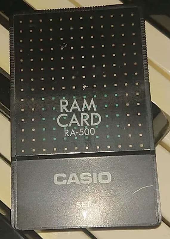 CASIO RAM CARD RA-500 for CASIO VZ-1 VZ-10M PD Phase | Reverb