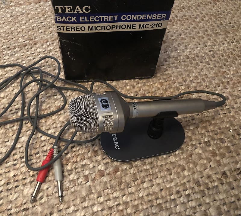 rare vintage Teac MC-210 -Stereo Condenser Electret | Reverb