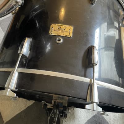 Pearl Masters Custom Kit Early 2000s - Black | Reverb