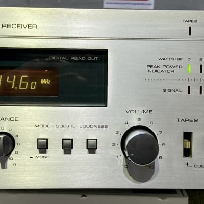 Rotel RX 550 1980 - Silver front. | Reverb