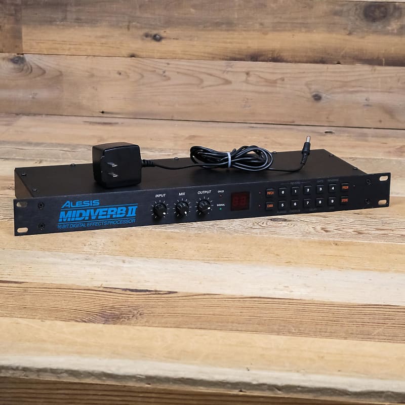 Alesis Midiverb II Reverb Effects Processor with Power Supply | Reverb