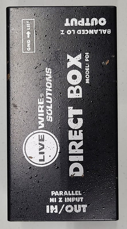 Live Wire PDI Double-Shielded Heavy-Duty Passive Direct Box | Reverb