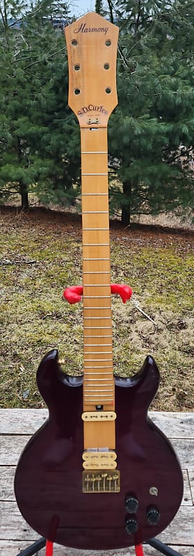 RARE! S.D. Curlee / Harmony Salvarez Ox Blood & Maple 1970s | Reverb