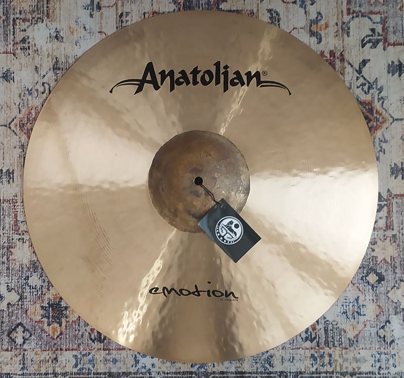 Anatolian Cymbals 22" Emotion Custom Ride - 2940g | Reverb