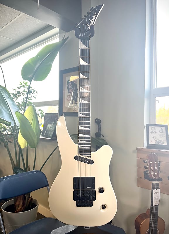 Jackson USA Phil Collen PC Archtop 1989 - Pearl White | Reverb UK