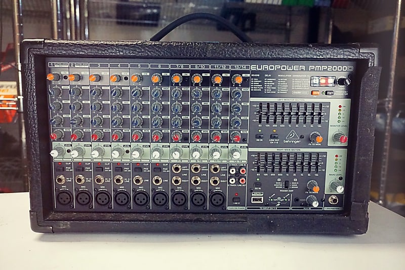 Behringer PMP2000D 2000-Watt 14-Channel Powered Mixer | Reverb