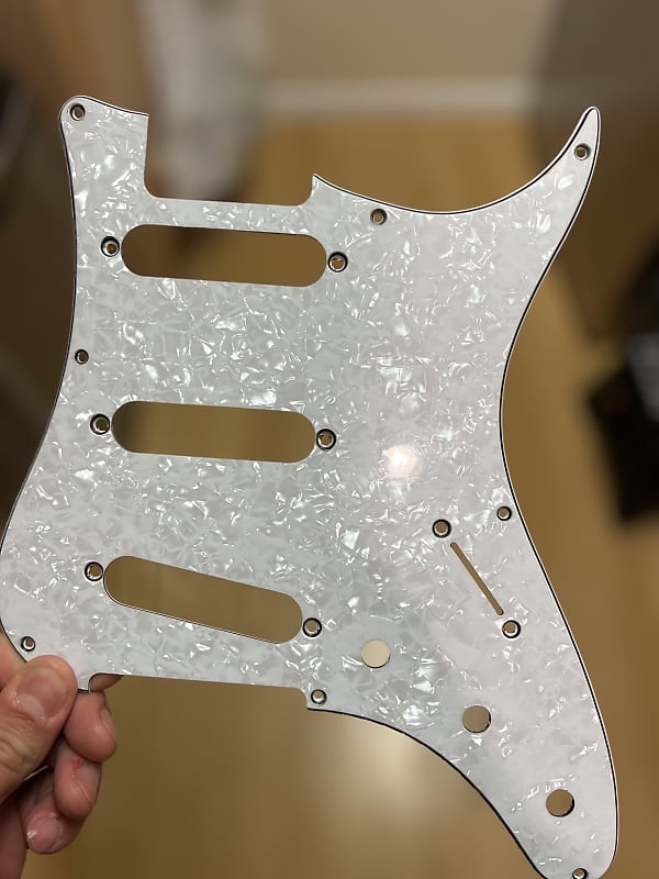PRS Silver Sky Se - Pearloid 3ply Pickguard and Back plate. | Reverb