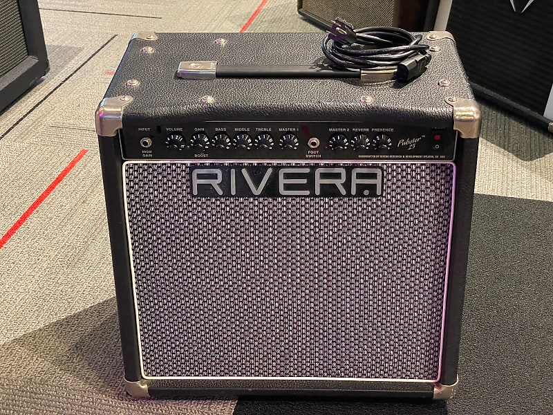 Rivera Pubster 25 Tube 1x10 Guitar Combo Amp - Black | Reverb