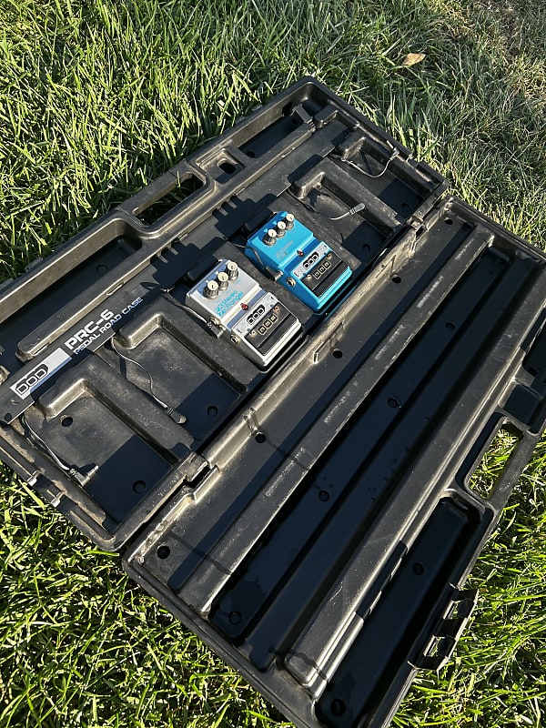 DOD PRC-6 Pedal Case + FX75 Flanger and FX90 Delay | Reverb