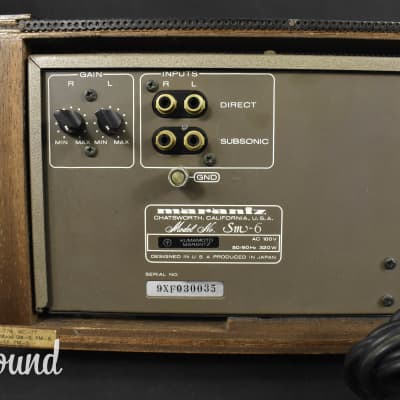 Marantz SM-6 Stereo Class A Power Amplifier in Very Good | Reverb