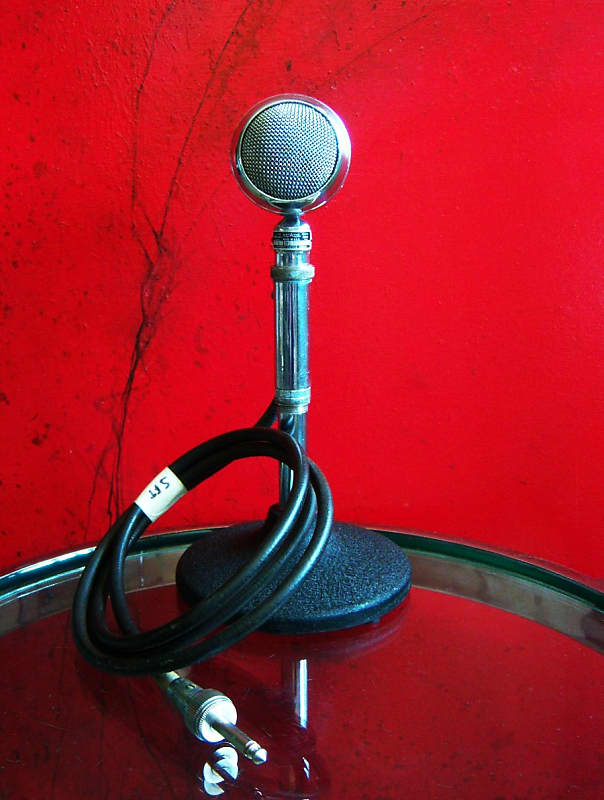 Vintage 1950's Astatic T-3 crystal "bullet" microphone High Z | Reverb