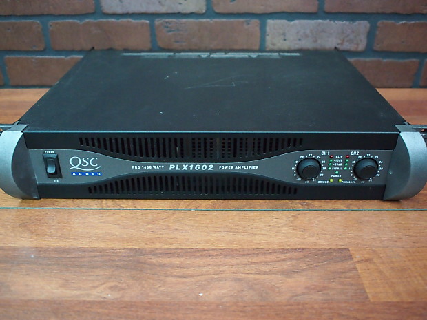 QSC Audio Pro 1600 Watt PLX 1602 Rack Mount Power Amp | Reverb
