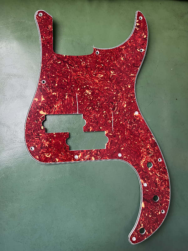 Precision P Bass Tortoise Shell Pickguard For Fender 13 Hole | Reverb