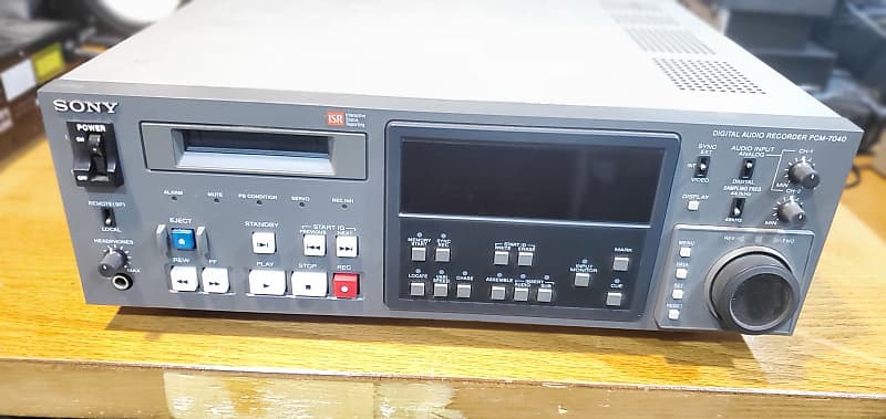 Sony PCM-7040 DAT Recordier 1990s Rackmount Pro Audio | Reverb