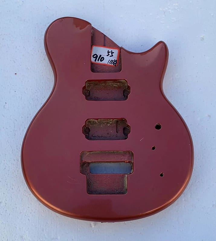 Glossy Red HH Guitar Single Cut Body | Reverb
