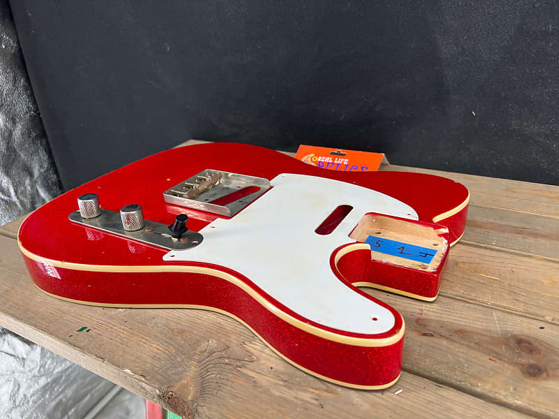 Real Life Relics Tele® Telecaster® Body Double Bound Aged Red | Reverb